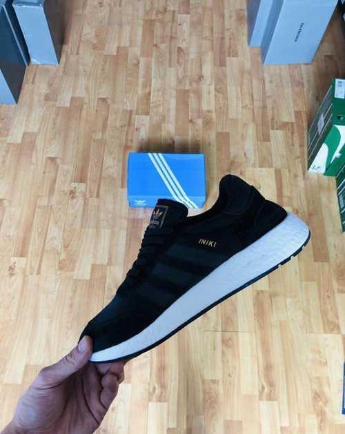 Кроссовки Adidas Iniki Runner Black-Gold