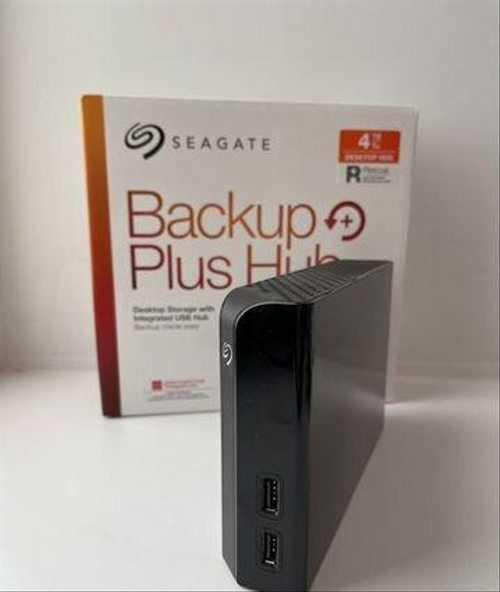 Внешний диск hdd seagate backup plus hub stel4000200 4тб черный обзор