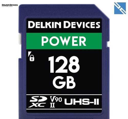 Карта памяти Delkin 128GB sdxc UHS-II 300мб/с