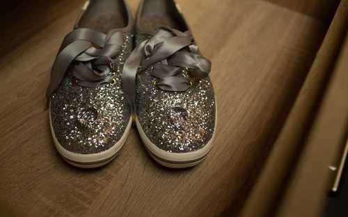 Кеды Keds x Kate Spade New York Glitter свадебные
