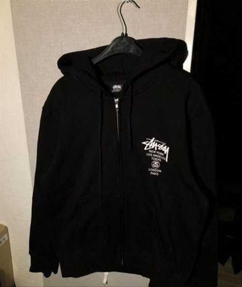 Толстовка Stussy World Tour Zip Hood