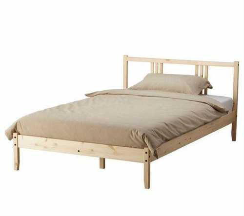 Кровать деревянная икеа Фьелсе