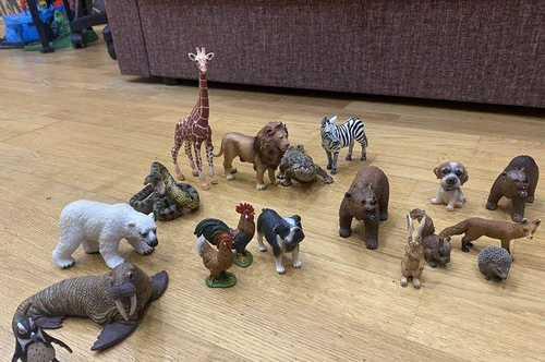 Фигурки животных Collecta и Schleich