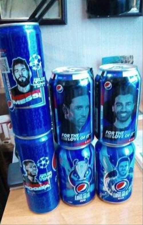 Коллекционные банки Pepsi
