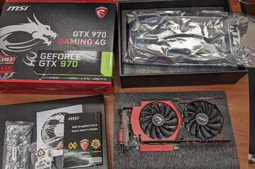 Видеокарта MSI nvidia GeForce GTX 970 Gaming 4G