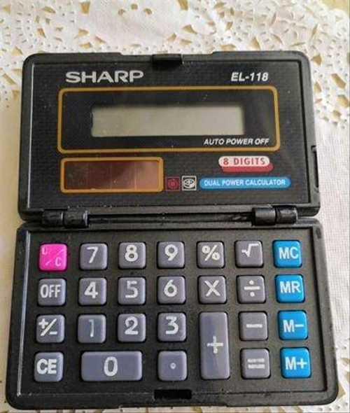 Калькулятор Sharp EL-118