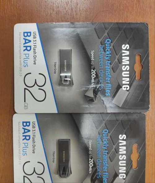 Флешка USB Samsung Bar Plus 32гб