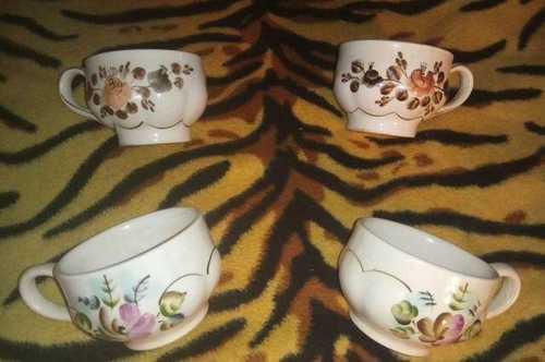 Чайные чашки СССР Семикаракорская керамика