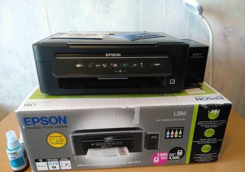 Принтер снпч Epson L386