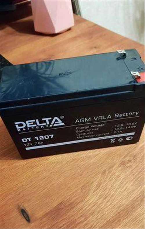 Аккумуляторная батарея Delta DT1207