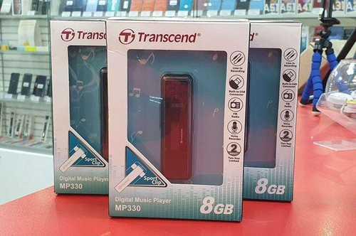 Mp3 плеер Transcend MP330 8GB чёрный