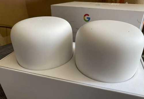 Google Nest wifi роутер и google nest point