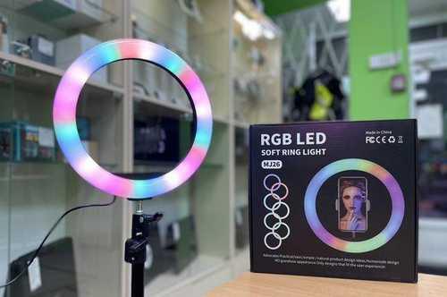 Кольцевая лампа RGB LED 26см