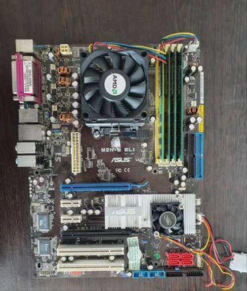Материнская плата Asus M2N SLI 8gb Nvidia GT