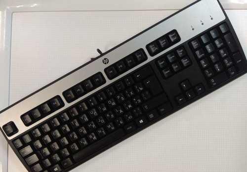 Клавиатура офисная HP KB-0316 PS/2 Silver-Black