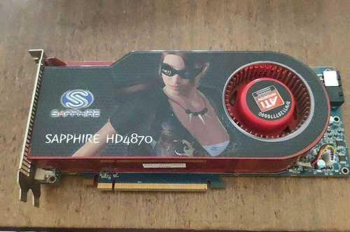 Видеокарта sapphire HD4870