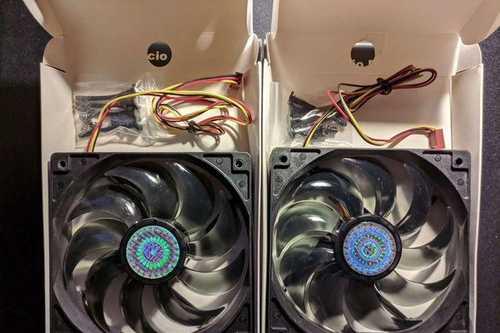 Вентиляторы кулеры для пк 120мм cooler master 2 шт