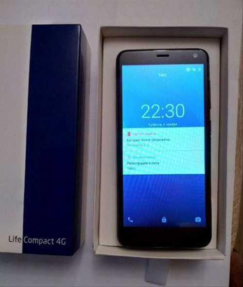 Смартфон Fly Life Compact 4G Black