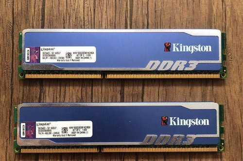 Оперативная память ddr3 4 gb kingston 1600MHz