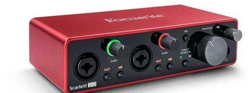 Новая Звуковая карта Focusrite Scarlett 2i2