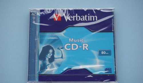 Диск Verbatim CD-R 80min Audio (Music) Jewel