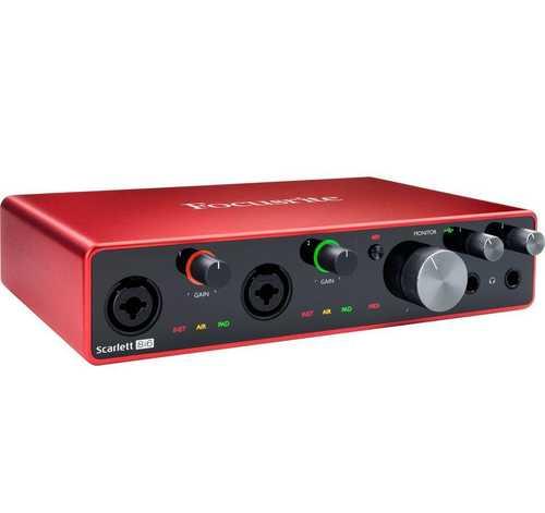 Внешняя звуковая карта Focusrite Scarlett 8i6 3rd