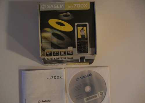 Для Sagem my700X коробка, документы, наушники