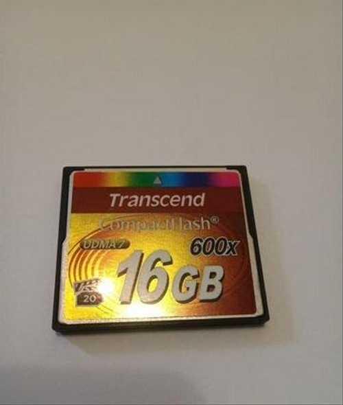 Карта памяти Transcend 16GB 600x