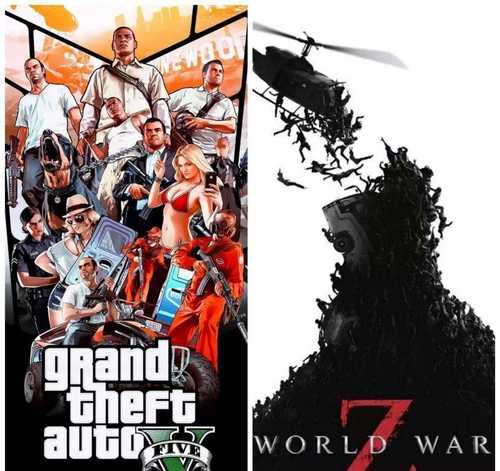 Игры на пк GTA5, World War Z