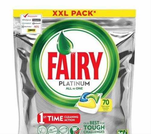 Капсулы Fairy Platinum All in оne Лимон для пм70шт