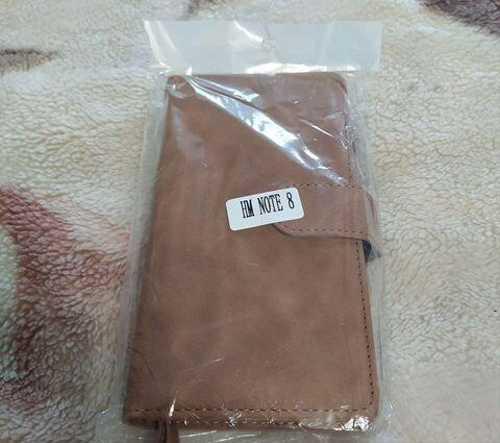 Супер-Чехол \ книжка-кошелек Redmi Note 8, новый