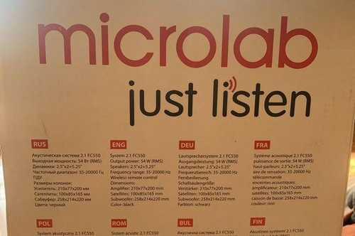 Акустическая система microlab