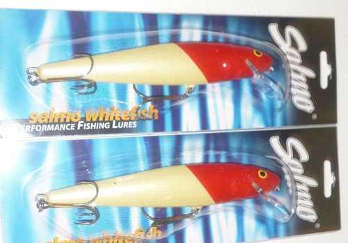 Salmo Whitefish 18F Crankbaits - Red Head