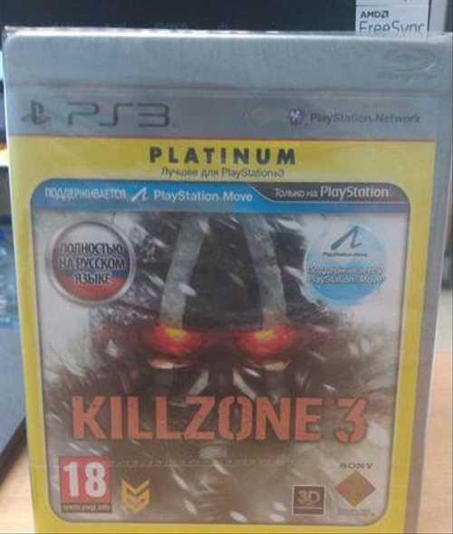Продам игру для PS3 Killzone 3 в плёнке
