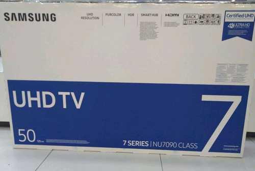Новый телевизор samsung UE50NU7097U 1год гарантии