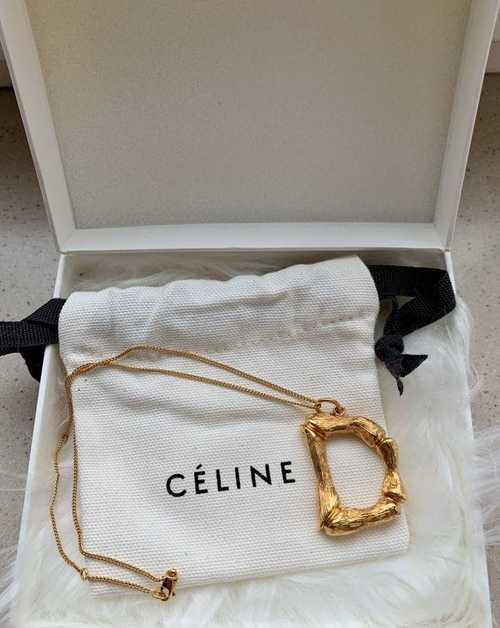 Celine буква D подвеска