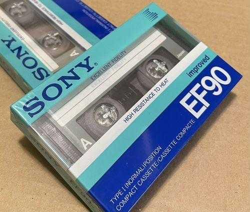 Аудиокассета sony improved ef 90