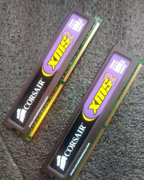 4Gb DDR2 korsair, 1066MHz, отлично, без ошибок