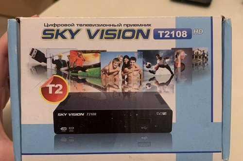 Внешний TV-тюнер Sky Vision T-2108 HD DVB T2