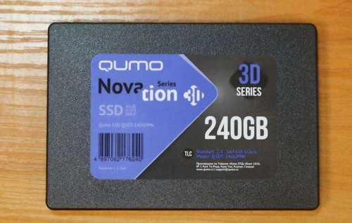 Новый SSD накопитель Qumo 240Гб 2.5" SATA