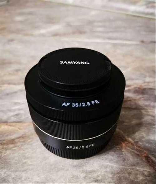 Объектив Samyang 35mm 2.8 для Sony FE с ND фильтро