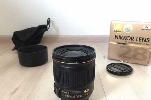 Nikon Afs 28mm f1.8G