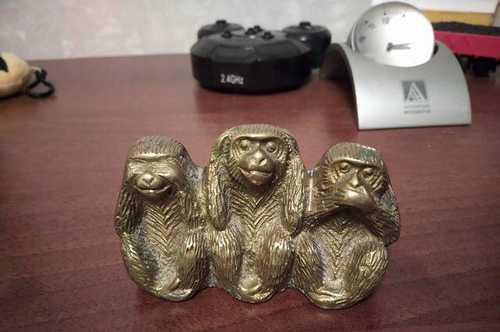 Статуэтка Три обезьяны сандзару самбики но сару