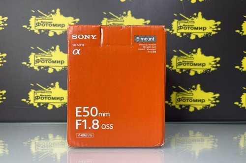 Sony E 50mm f/1.8 OSS новый 2 года гарантии