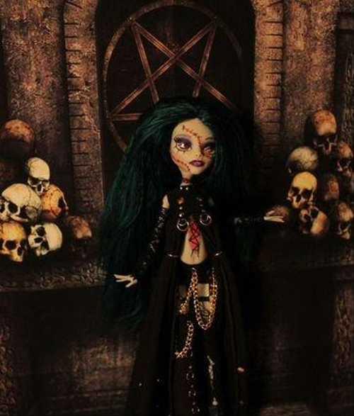 Кукла Некромант Монстер Хай Monster High ooak