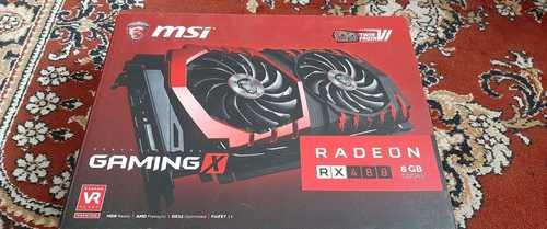Видеокарта RX 480 8g gaming X От MSI