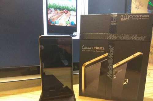 Смартфон Micromax A104 Canvas Fire 2 Black Gold