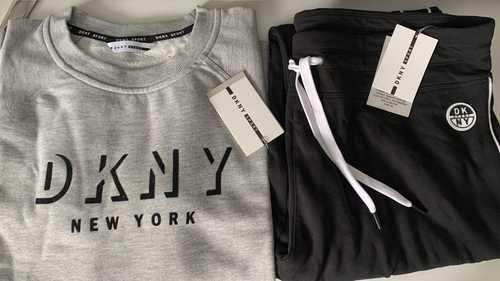 Новые спортивные брюки и свитшот толстовка dkny
