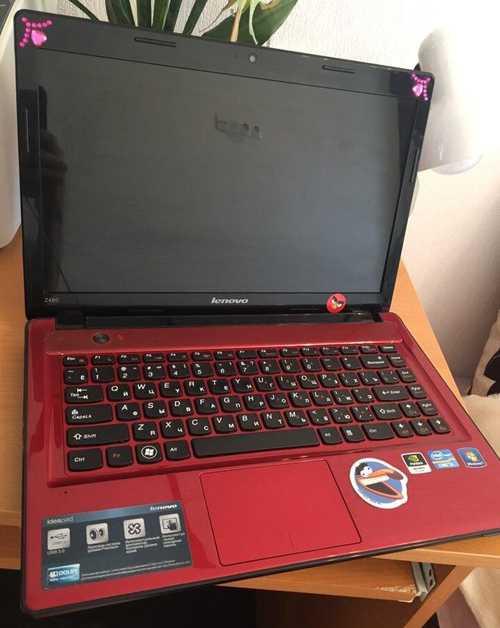 Ноутбук Lenovo IdeaPad Z480 RED
