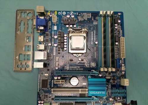 Комплект: i3-3220, Gigabyte H77, 8Гб DDR3-1600